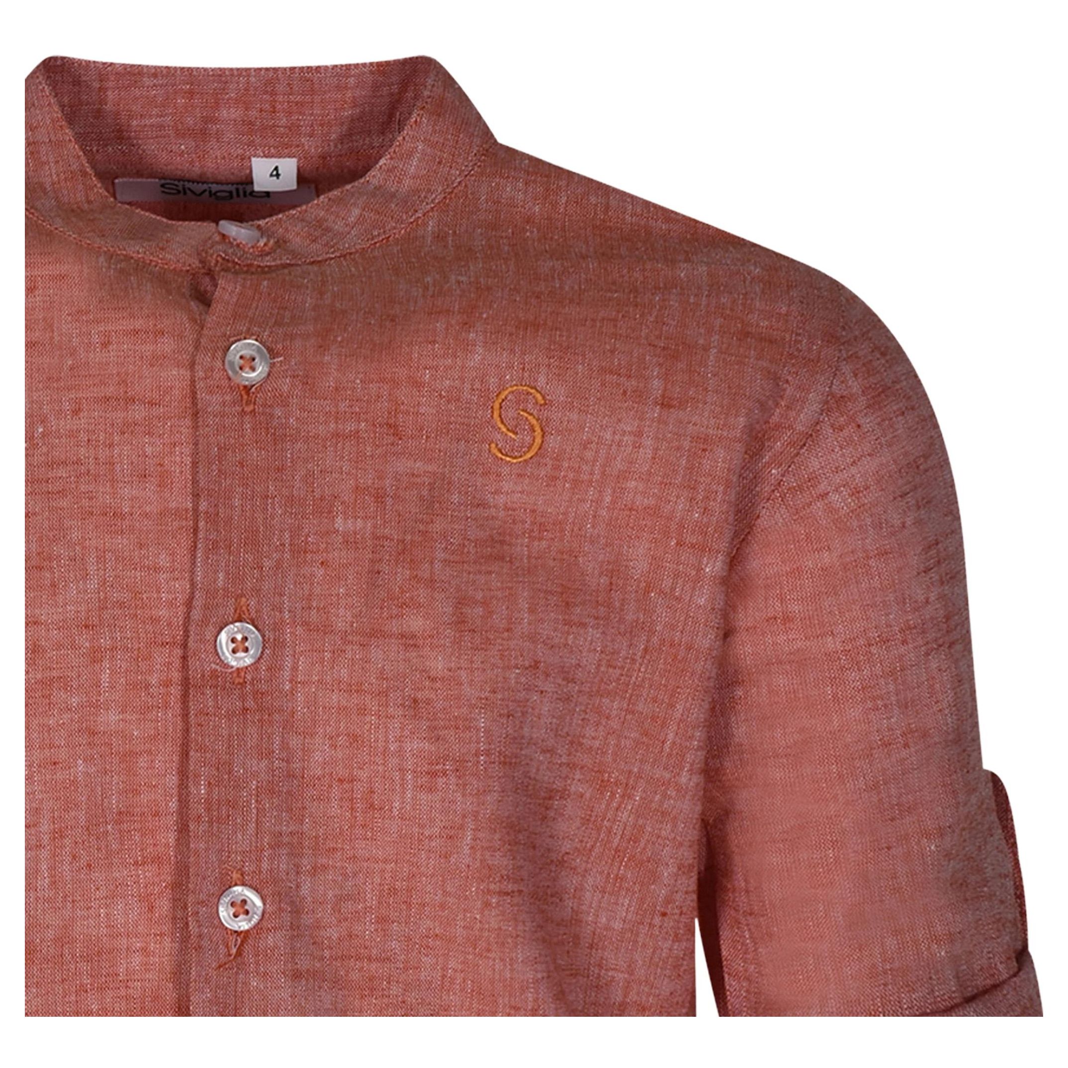 SIVIGLIA Блуза с дълъг ръкав момче цвят оранжев - OneMoreTrend