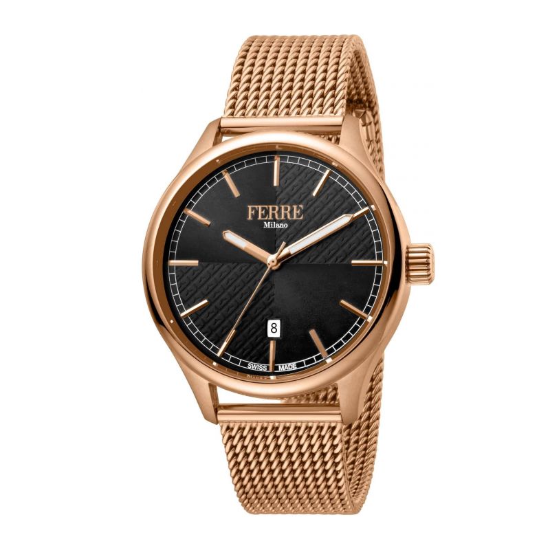 FERRE MILANO Часовник цвят жълт - OneMoreTrend