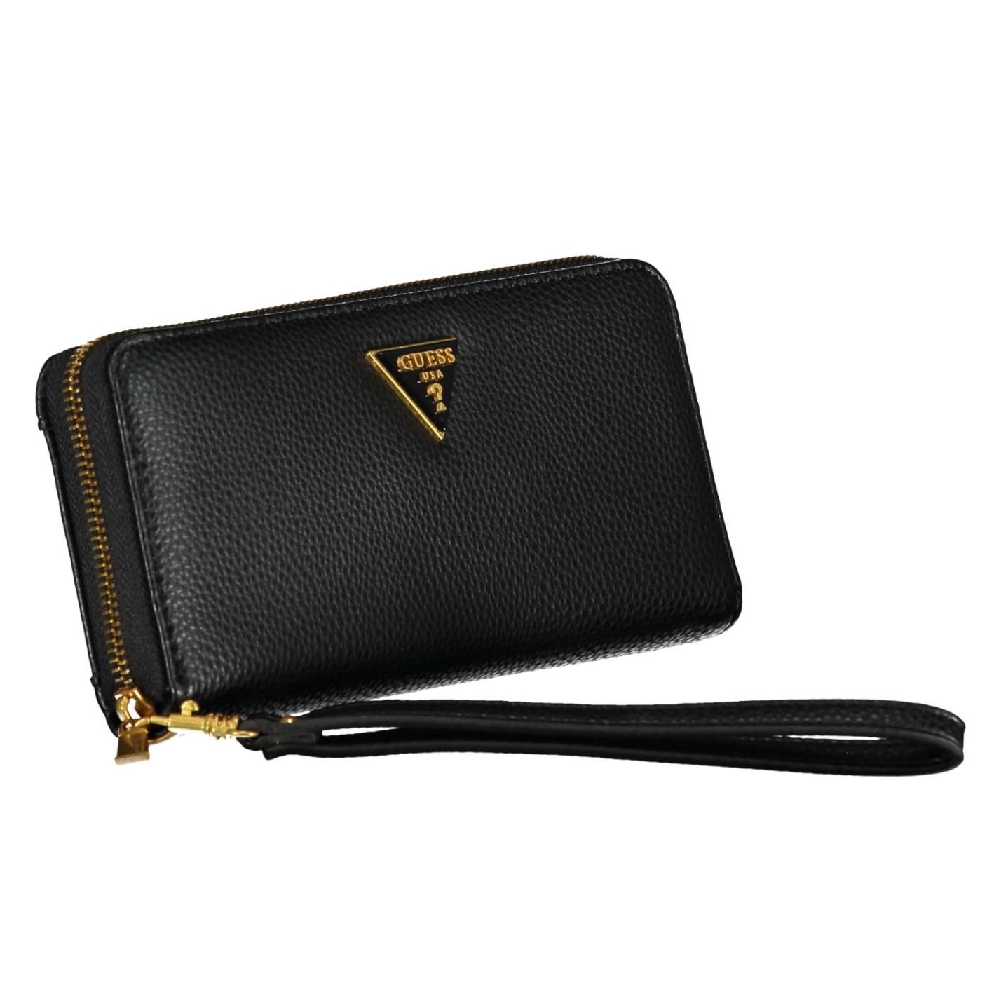 GUESS Дамски портфейл цвят черен - OneMoreTrend