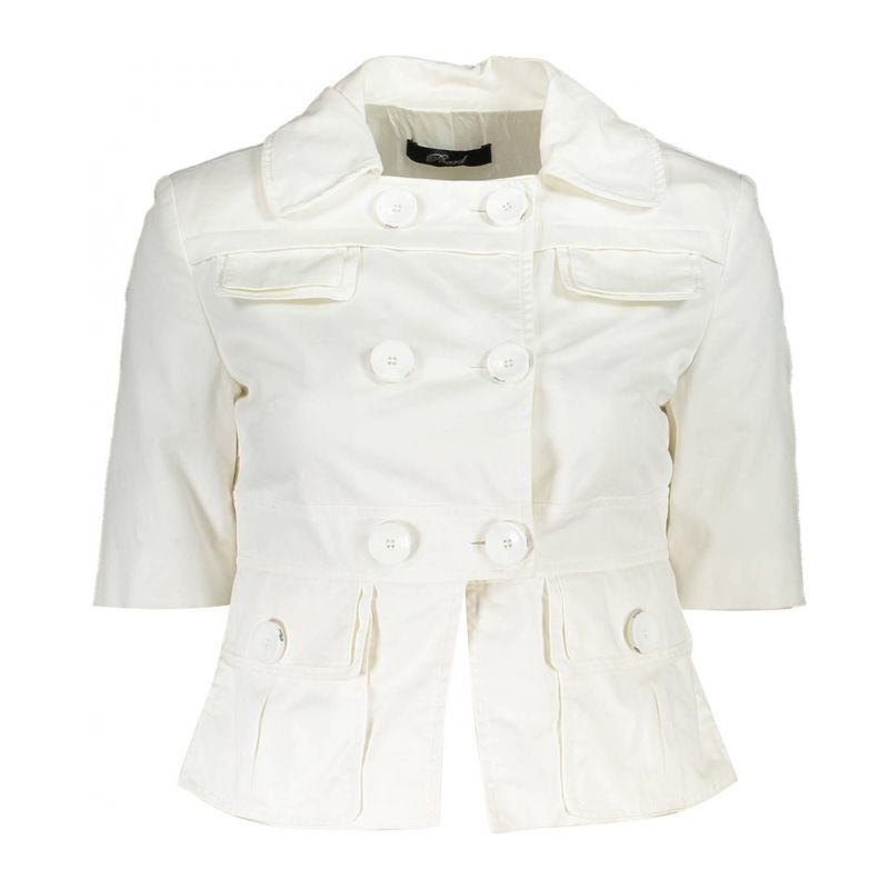 PHARD Дамско класическо яке цвят бял - OneMoreTrend