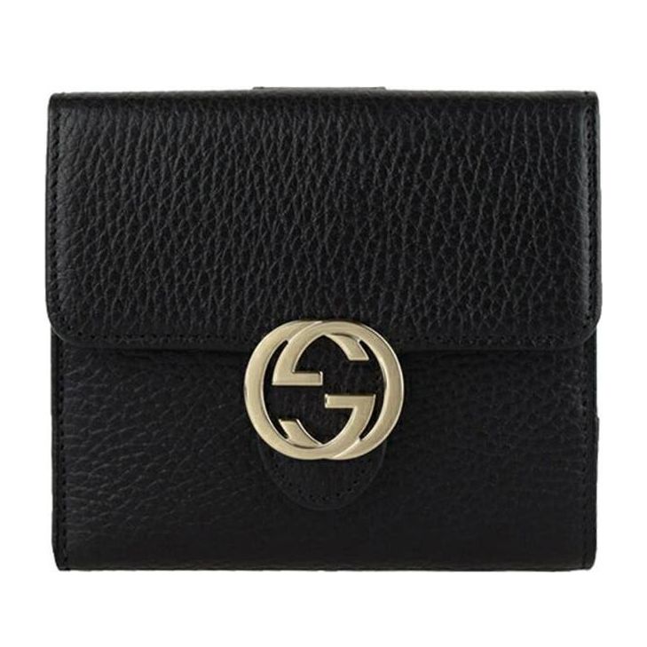 GUCCI Дамско портмоне цвят черен - OneMoreTrend
