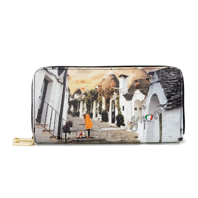 Y NOT Дамско портмоне цвят сив - OneMoreTrend