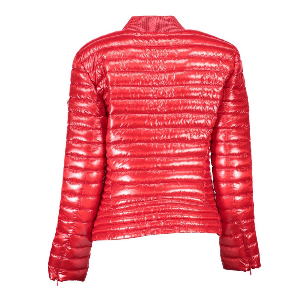 GUESS Дамско яке цвят червен - OneMoreTrend