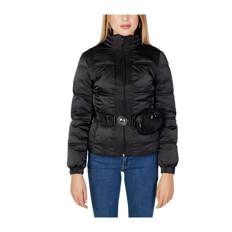GUESS Дамско яке цвят черен - OneMoreTrend