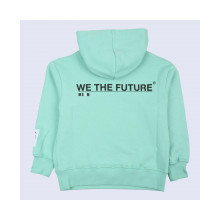 MSGM Детски суичър цвят зелен - OneMoreTrend