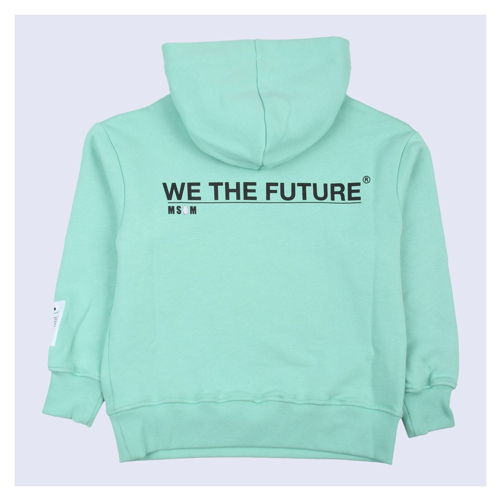 MSGM Детски суичър цвят зелен - OneMoreTrend