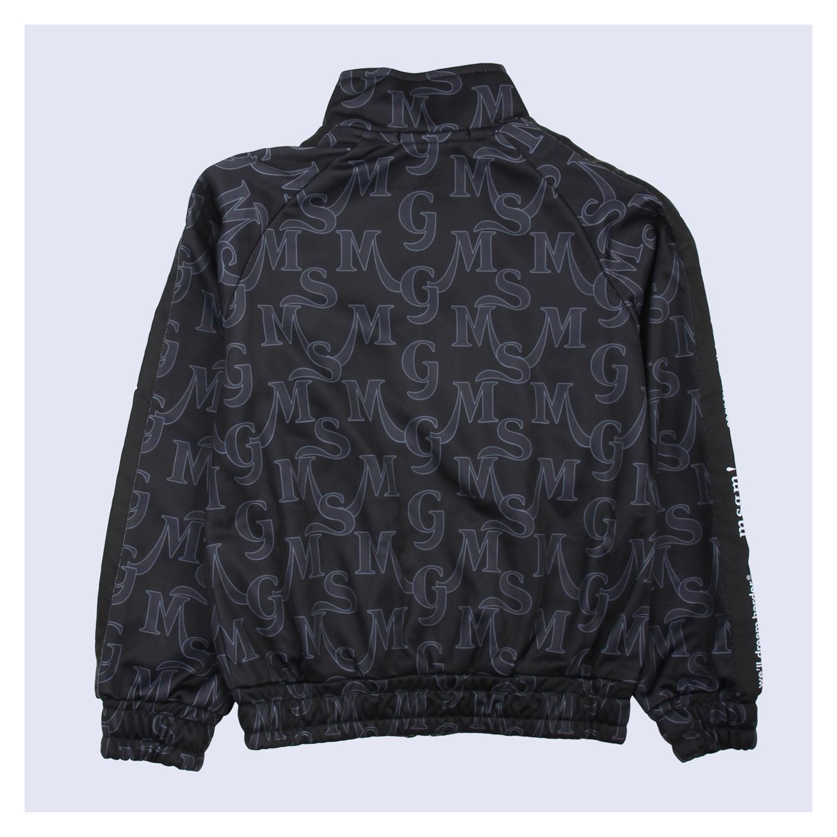 MSGM Детски суичър момче цвят черен - OneMoreTrend