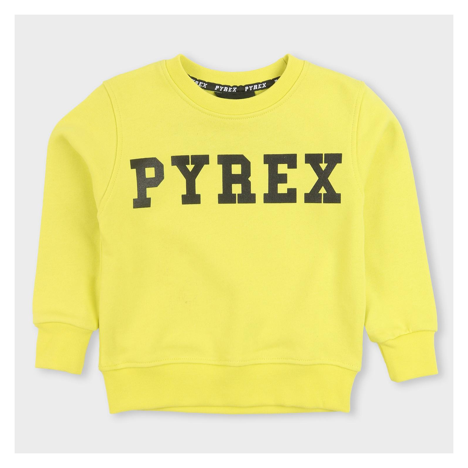 PYREX Детски суичър момче цвят жълто-зелен - OneMoreTrend