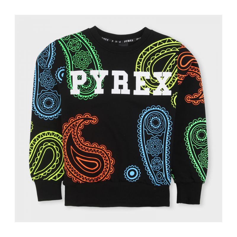 PYREX Детски суичър момче цвят neroblack - OneMoreTrend