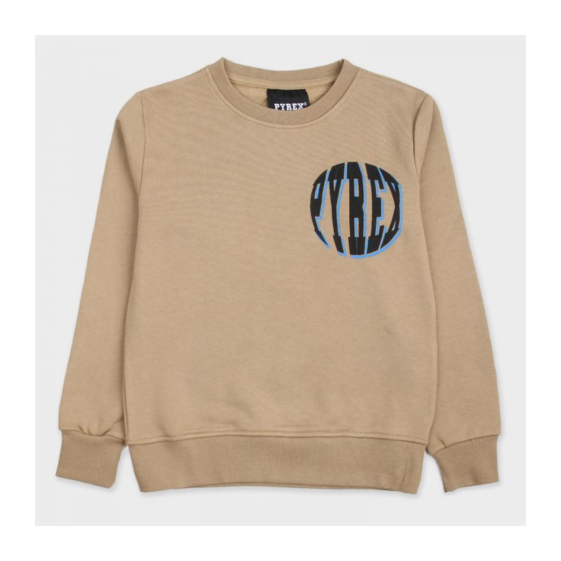 PYREX SPECIAL Детски суичър момче цвят бежов - OneMoreTrend
