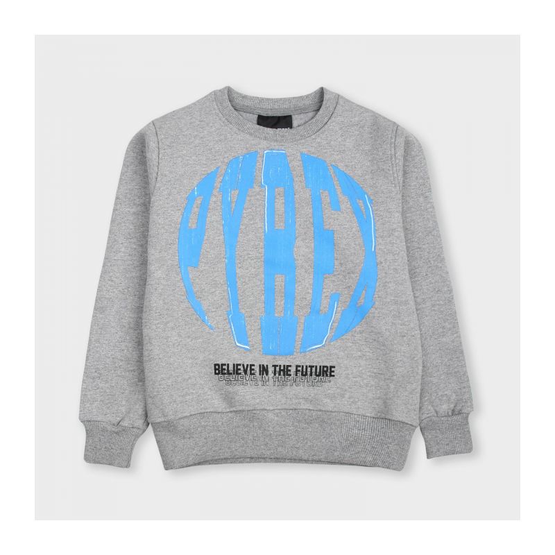 PYREX SPECIAL Детски суичър момче цвят сив - OneMoreTrend