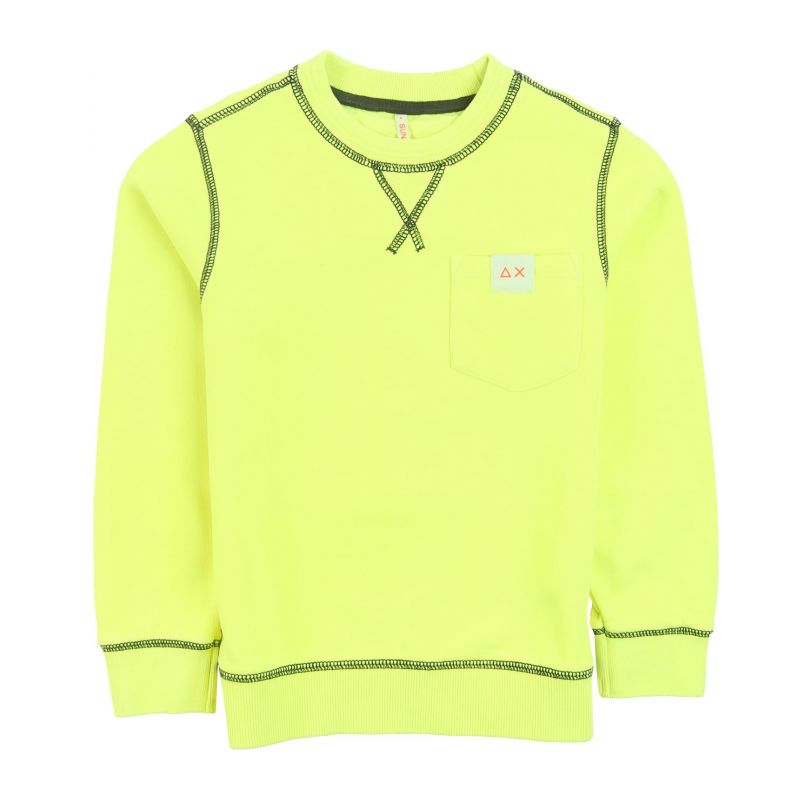 SUN 68 Детски суичър момче цвят giallofluo - OneMoreTrend