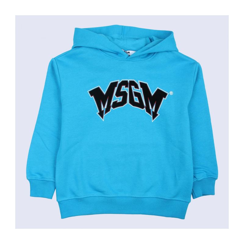 MSGM Детски суичър цвят celeste - OneMoreTrend