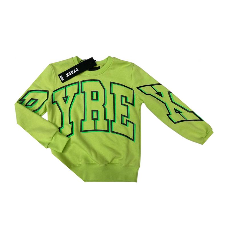 PYREX Детски суичър цвят жълто-зелен - OneMoreTrend