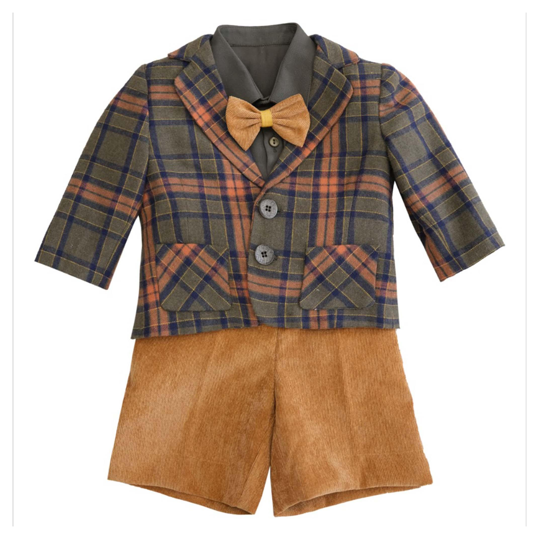 KIOKI Комплект детски дрехи момче цвят crock - OneMoreTrend