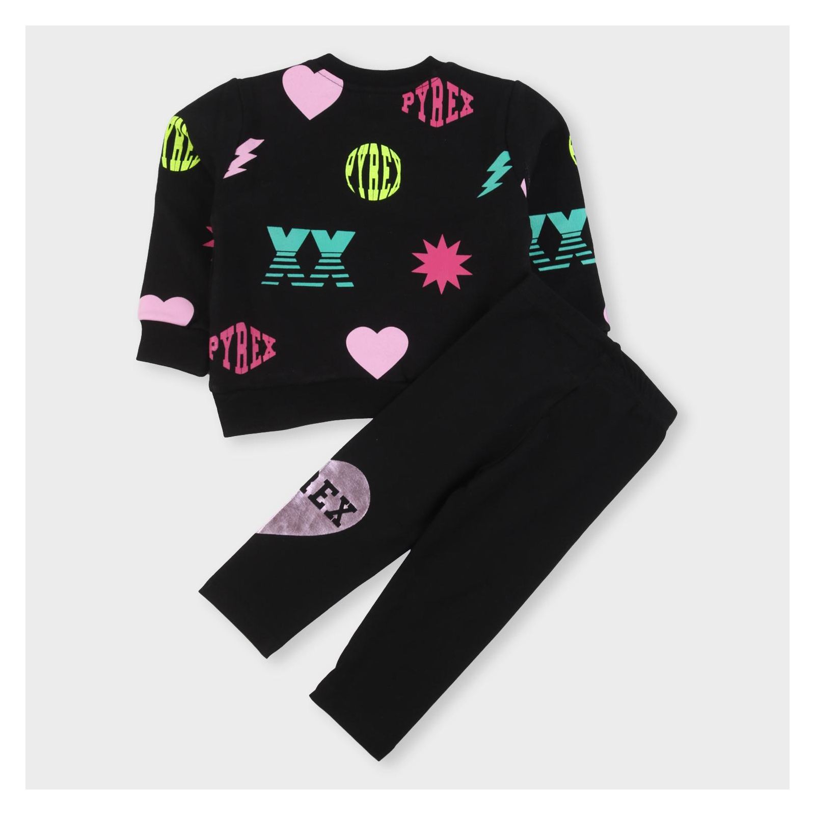 PYREX Комплект детски дрехи момиче цвят neroblack - OneMoreTrend