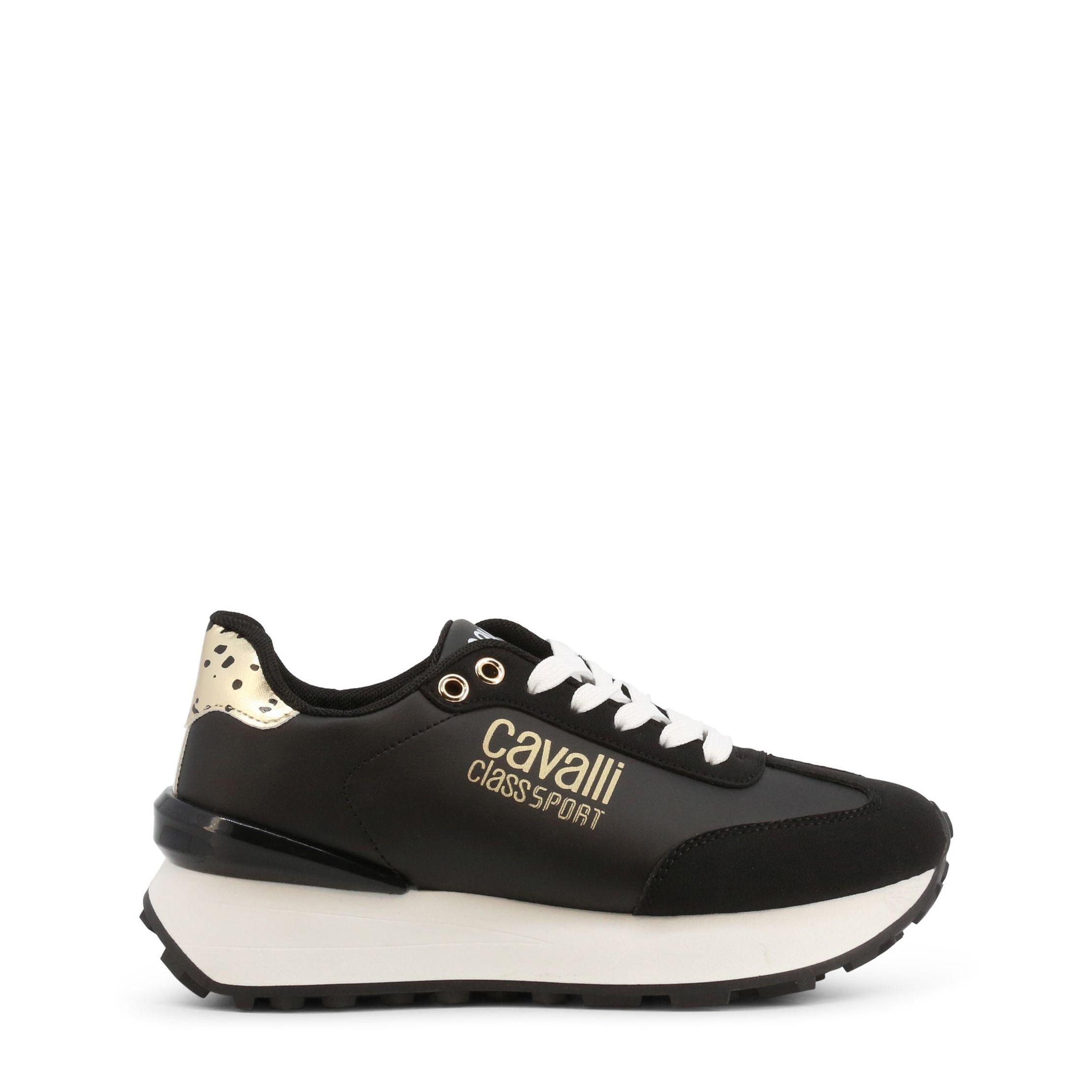 CAVALLI CLASS Маратонки цвят черен - OneMoreTrend