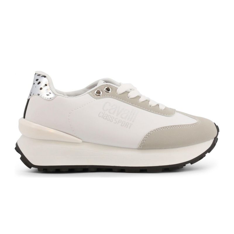 CAVALLI CLASS Маратонки цвят бял - OneMoreTrend