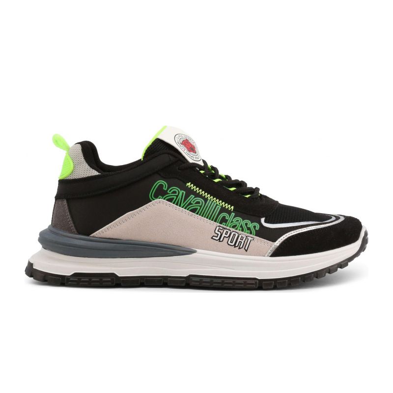 CAVALLI CLASS Маратонки цвят черен - OneMoreTrend