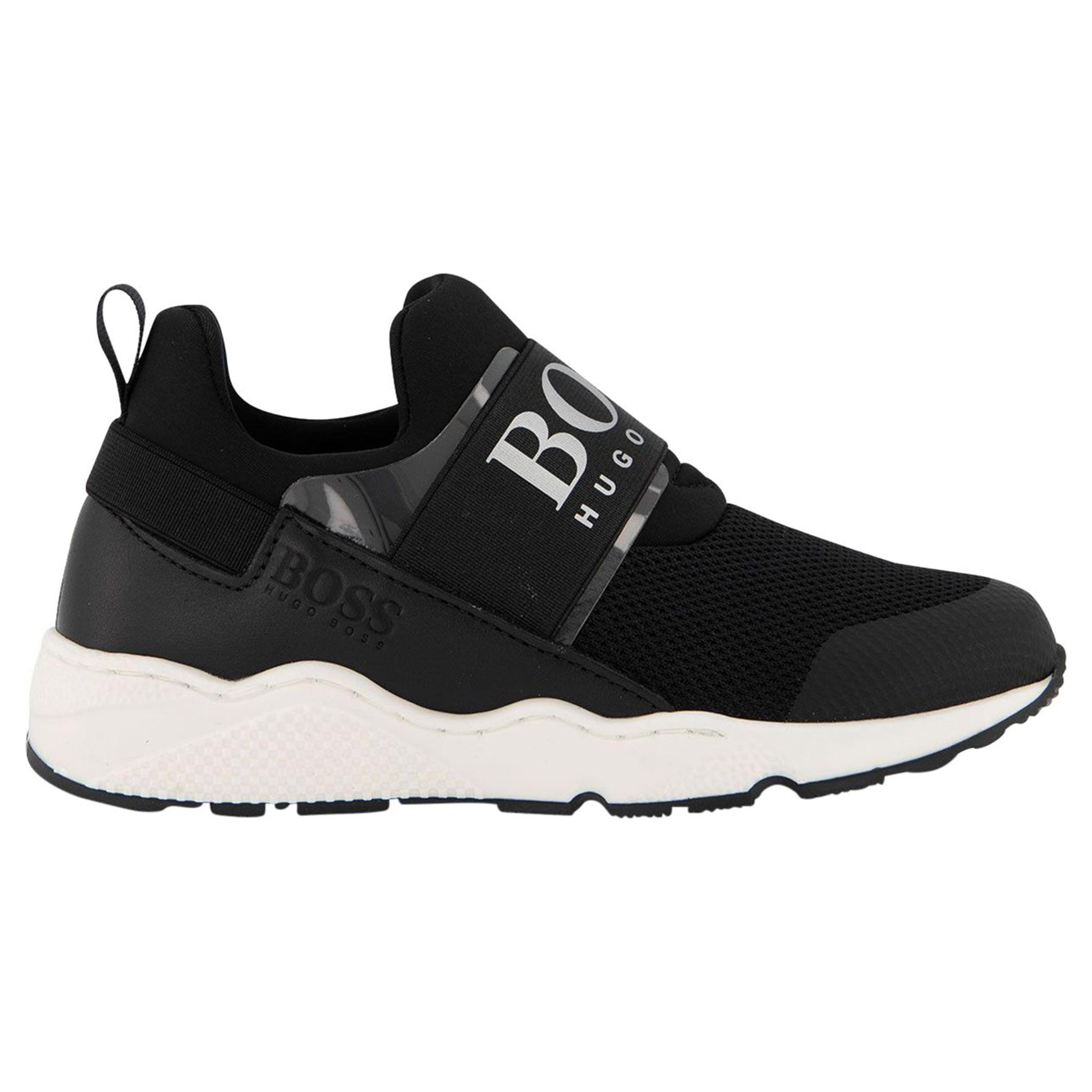 HUGO BOSS Маратонки момче цвят черен - OneMoreTrend