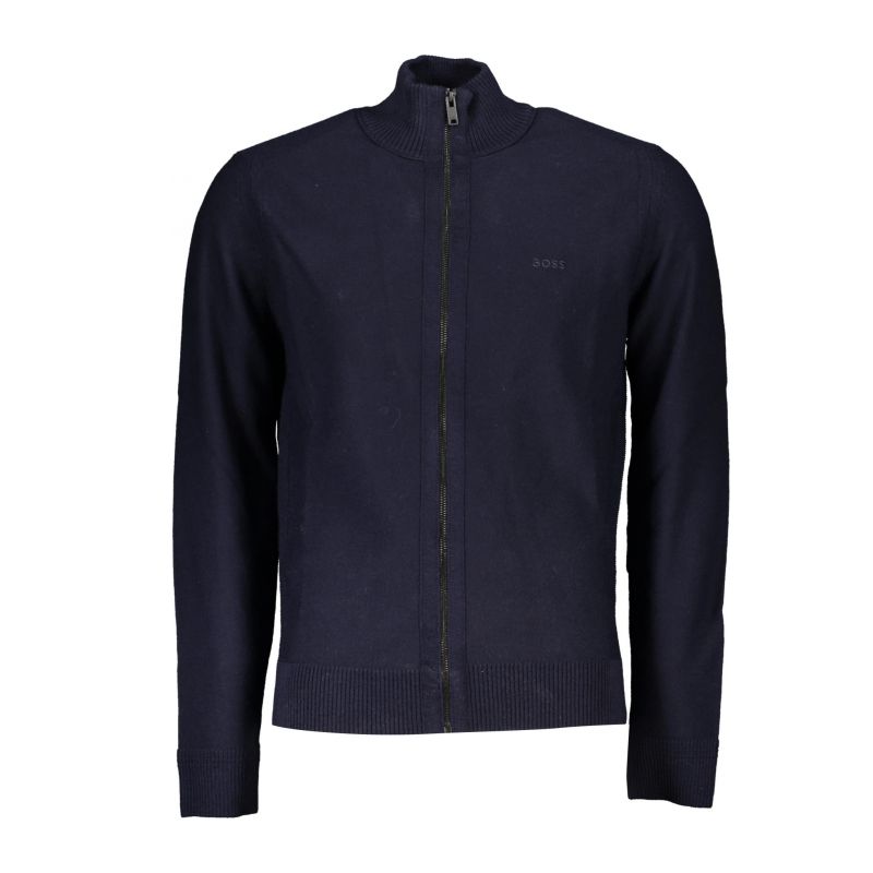 HUGO BOSS Мъжка жилетка цвят син - OneMoreTrend