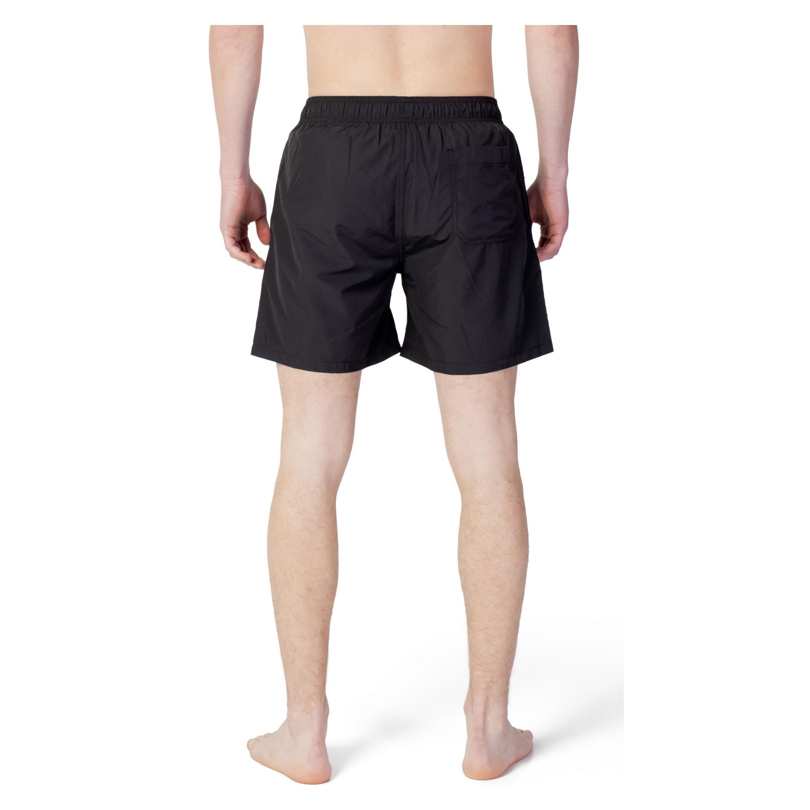 ARMANI EXCHANGE Мъжки бански цвят черен - OneMoreTrend