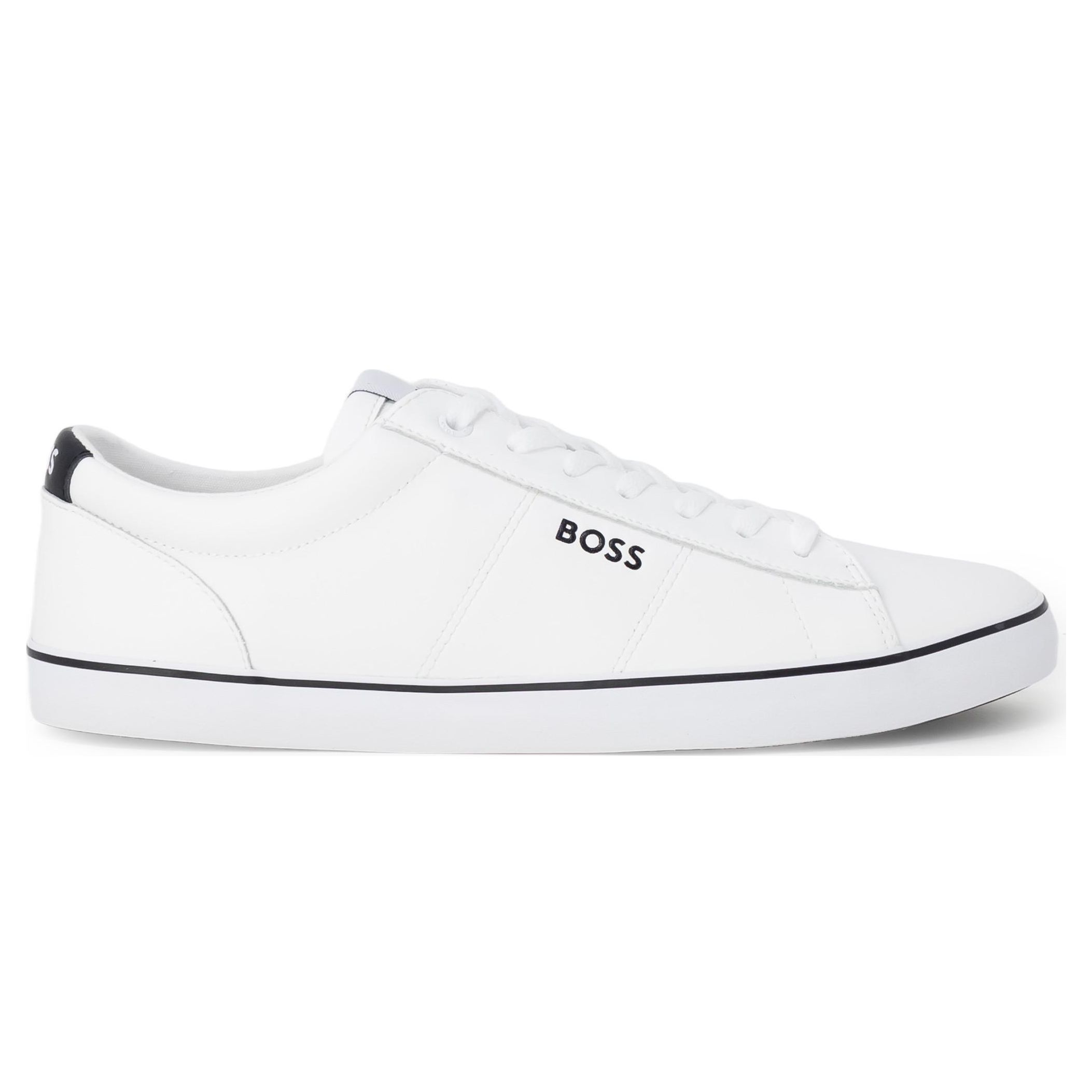 BOSS Мъжки маратонки цвят бял - OneMoreTrend