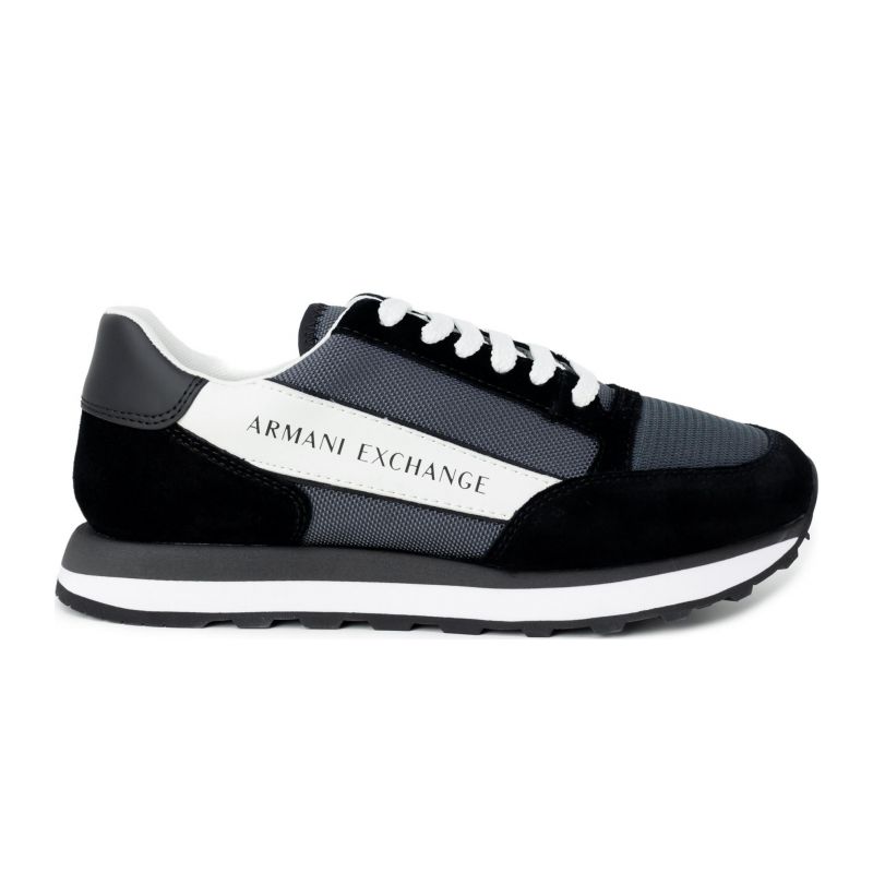 ARMANI EXCHANGE Мъжки маратонки цвят черен - OneMoreTrend
