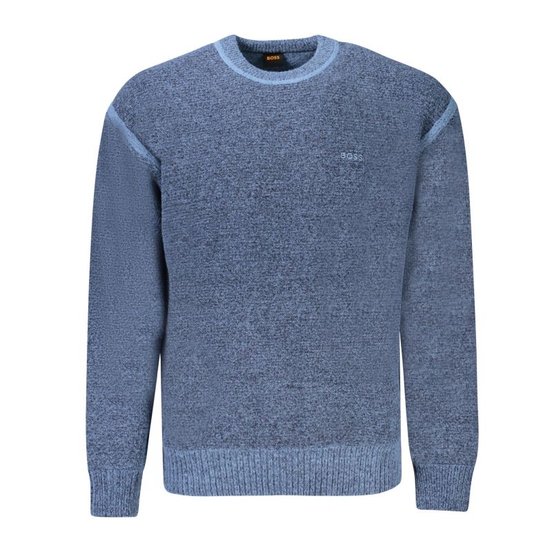 BOSS Мъжки пуловер hugo син цвят син - OneMoreTrend