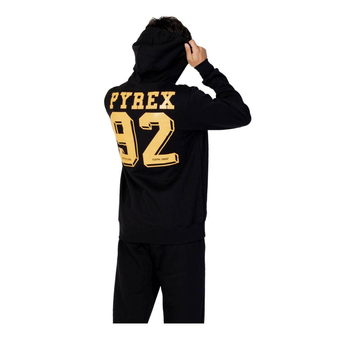 PYREX Мъжки суичър цвят черен - OneMoreTrend