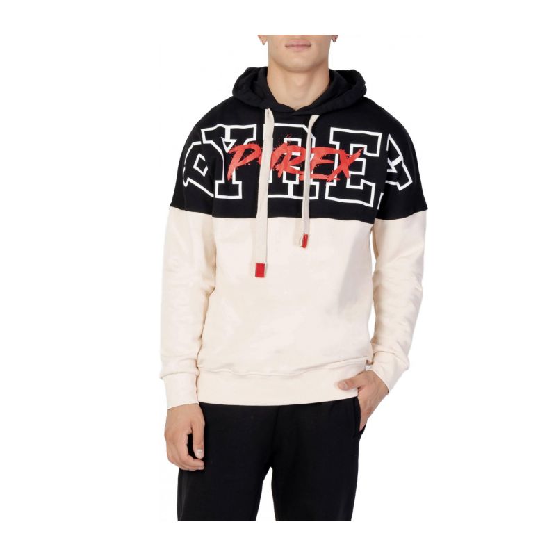 PYREX Мъжки суичър цвят бял - OneMoreTrend