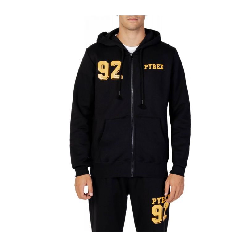 PYREX Мъжки суичър цвят черен - OneMoreTrend