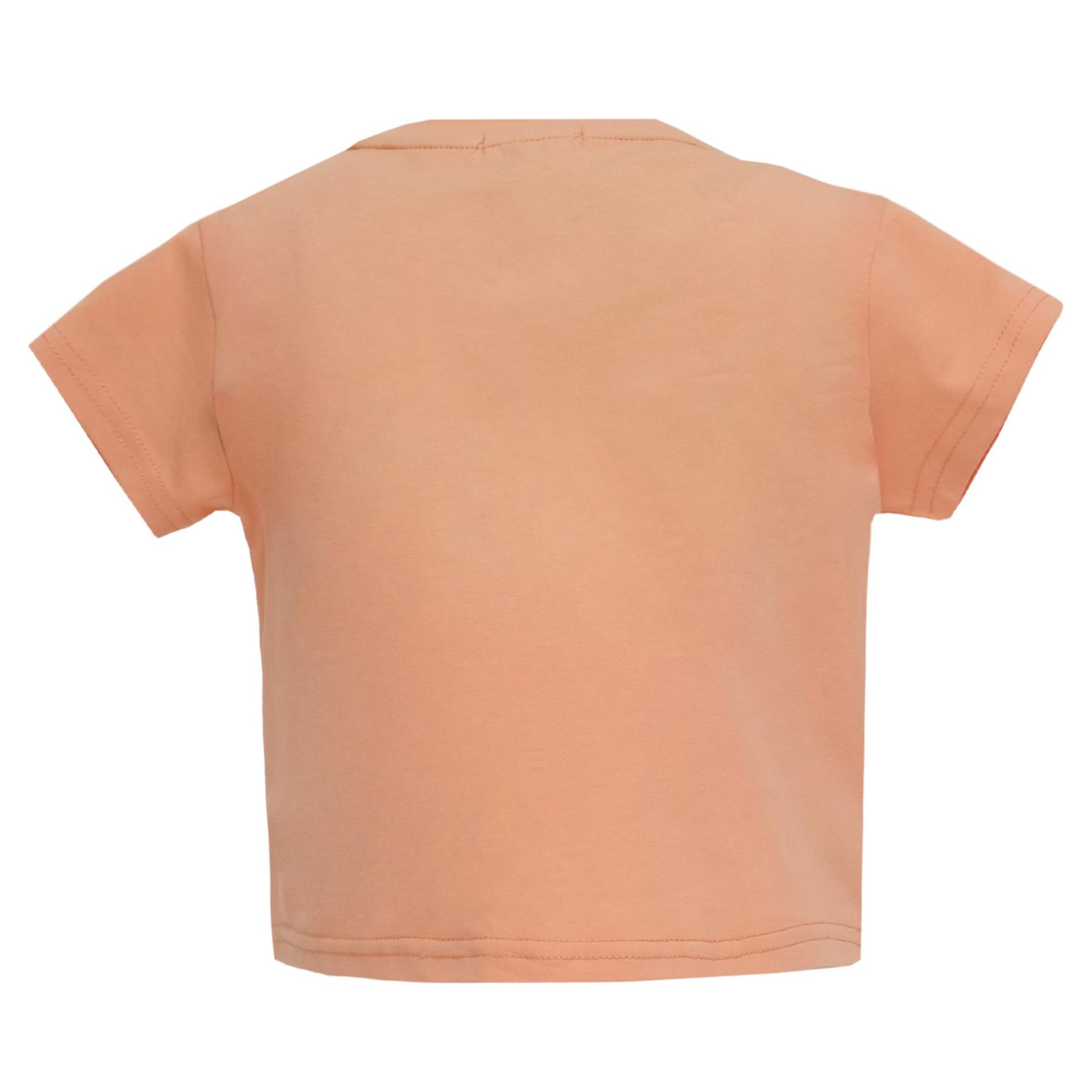 FUN&FUN Тениска за момиче цвят peach coral - OneMoreTrend